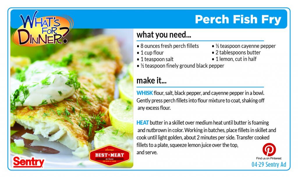 Perch Fish Fry | Sentry Foods